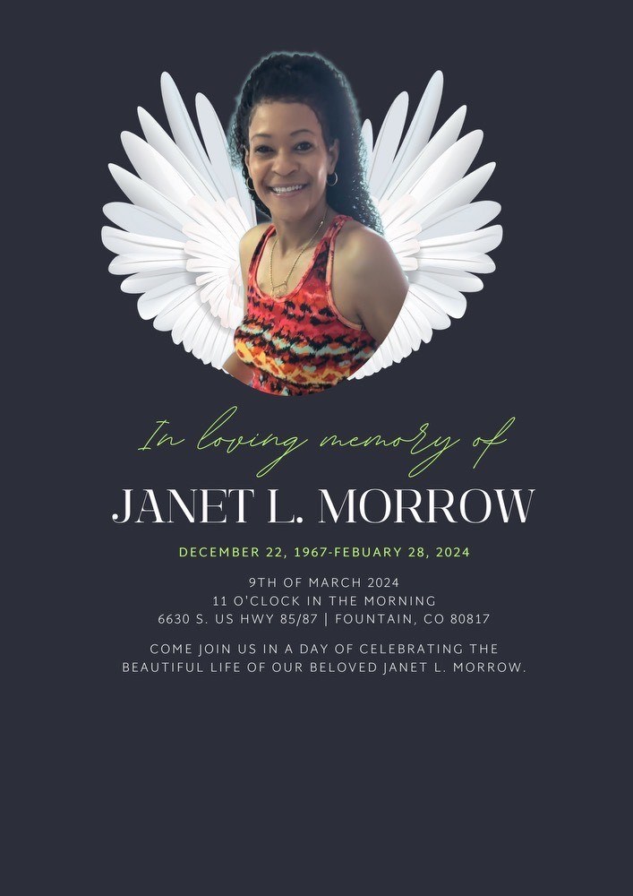 Janet Morrow Obituary - Fountain, CO