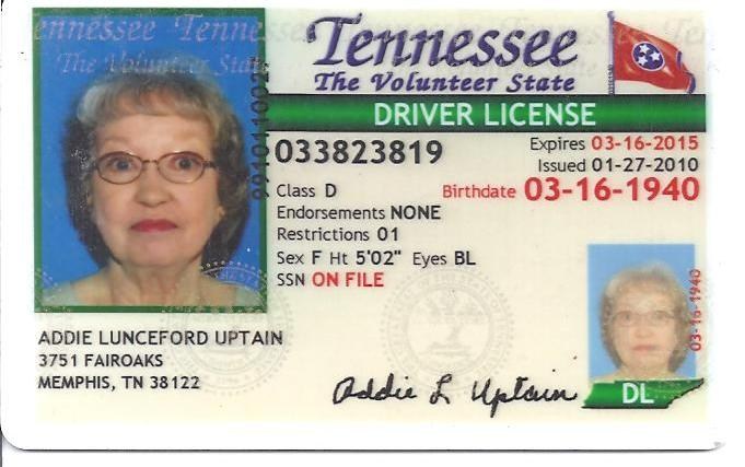 Addie Lunceford Uptain Obituary - Memphis, TN