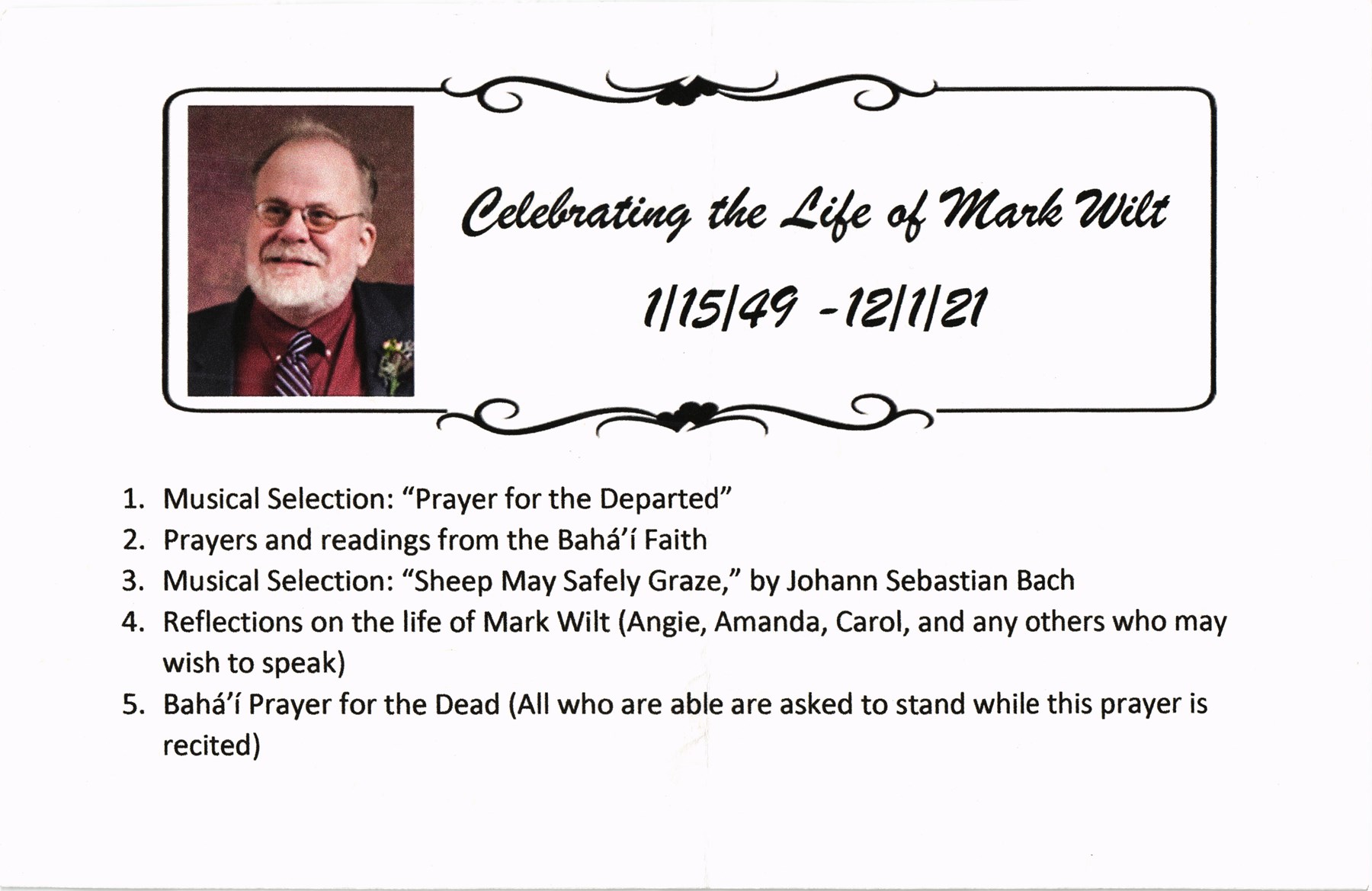 Mark Wilt Obituary - Grand Prairie, TX
