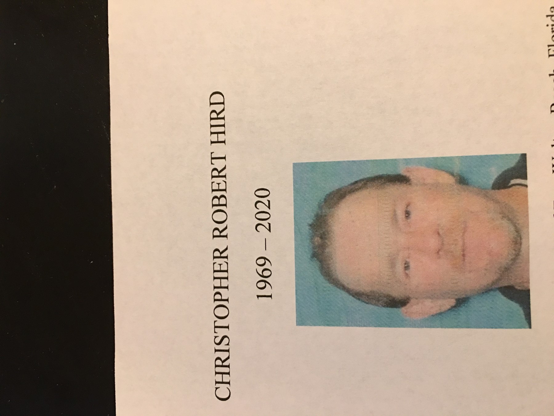 Christopher Hird Obituary