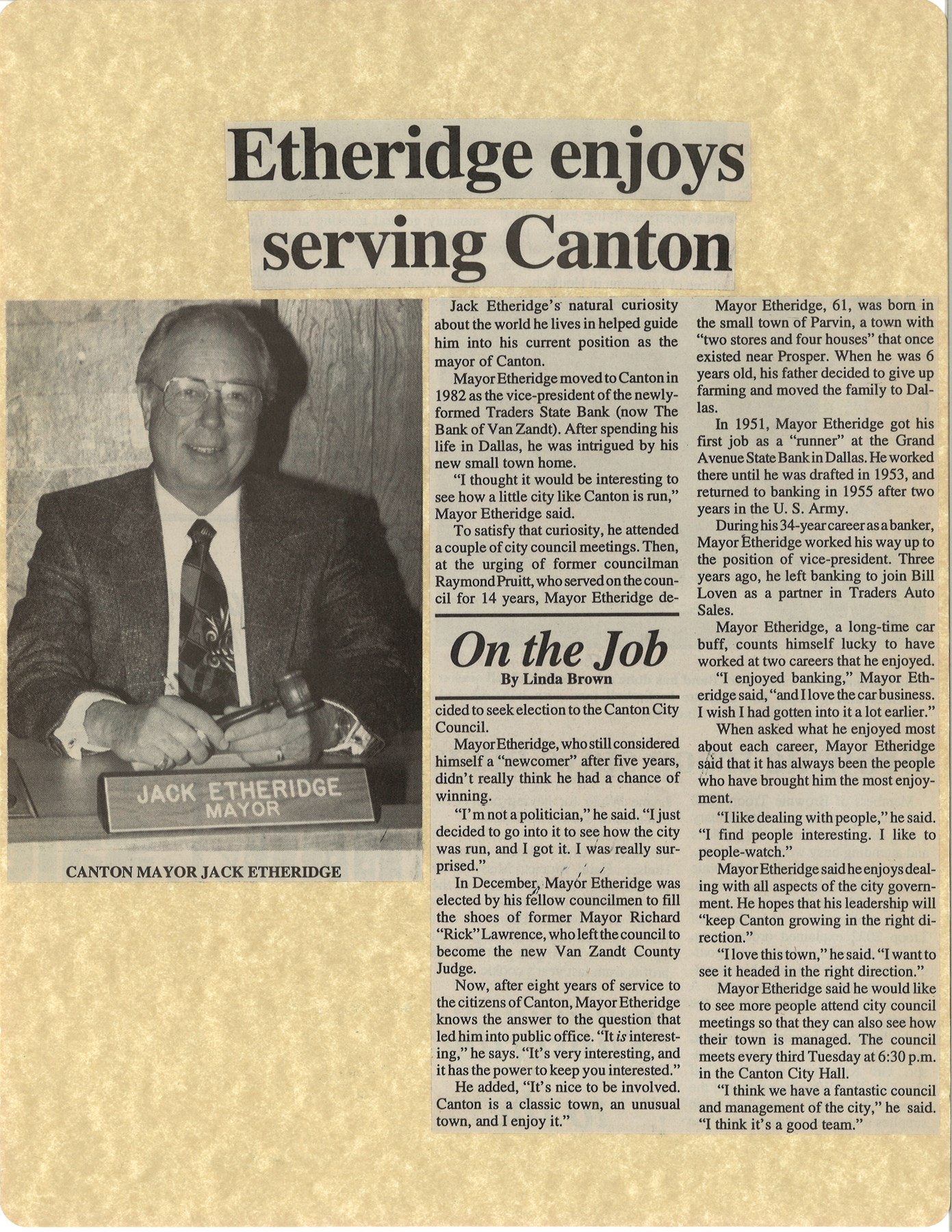 Jack Etheridge Obituary - Canton, TX