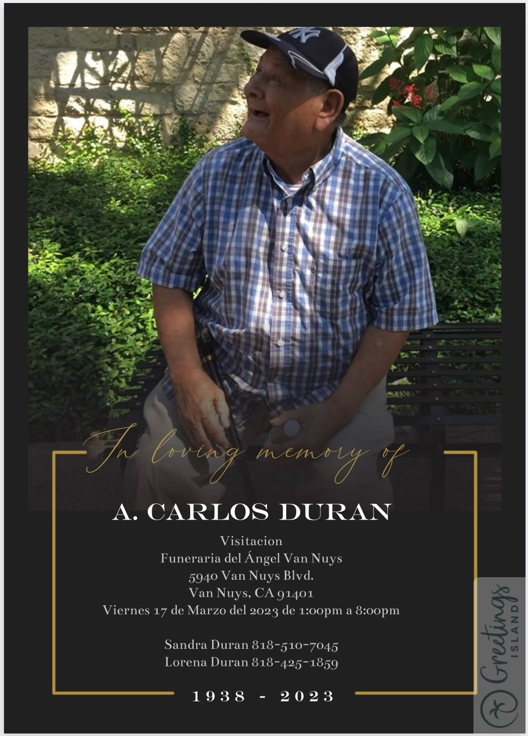 Anselmo Carlos Duran Obituary - Van Nuys, CA