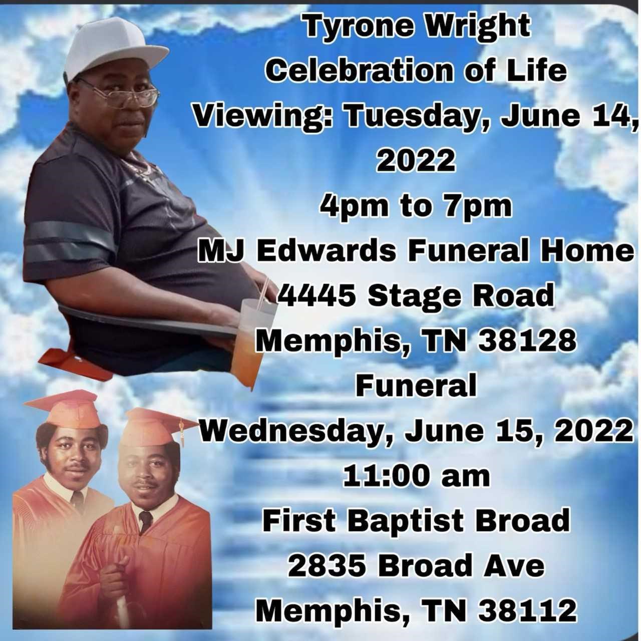 Tyrone Wright Obituary - Memphis, TN