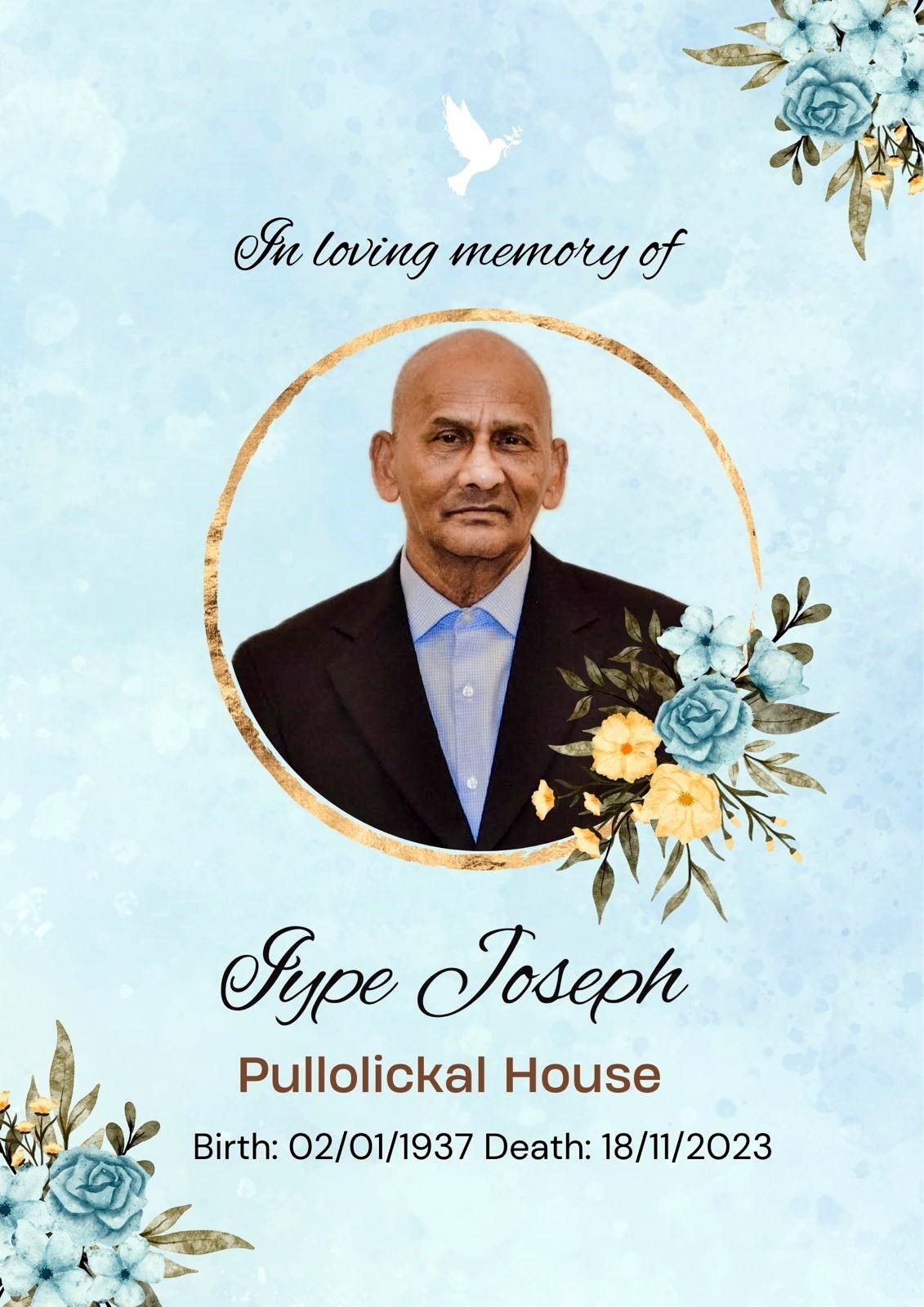 Iype Joseph Obituary - LaGrange, GA